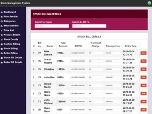 Download Stock Management System in PHP with source code